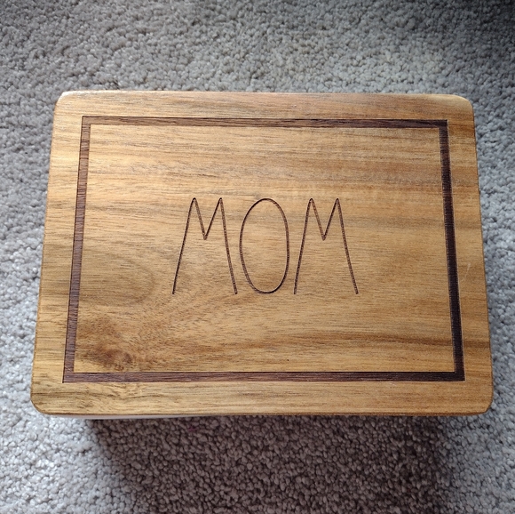 Rae Dunn | Storage & Organization | Rae Dunn Mom Iridescent Jewelry Box ...